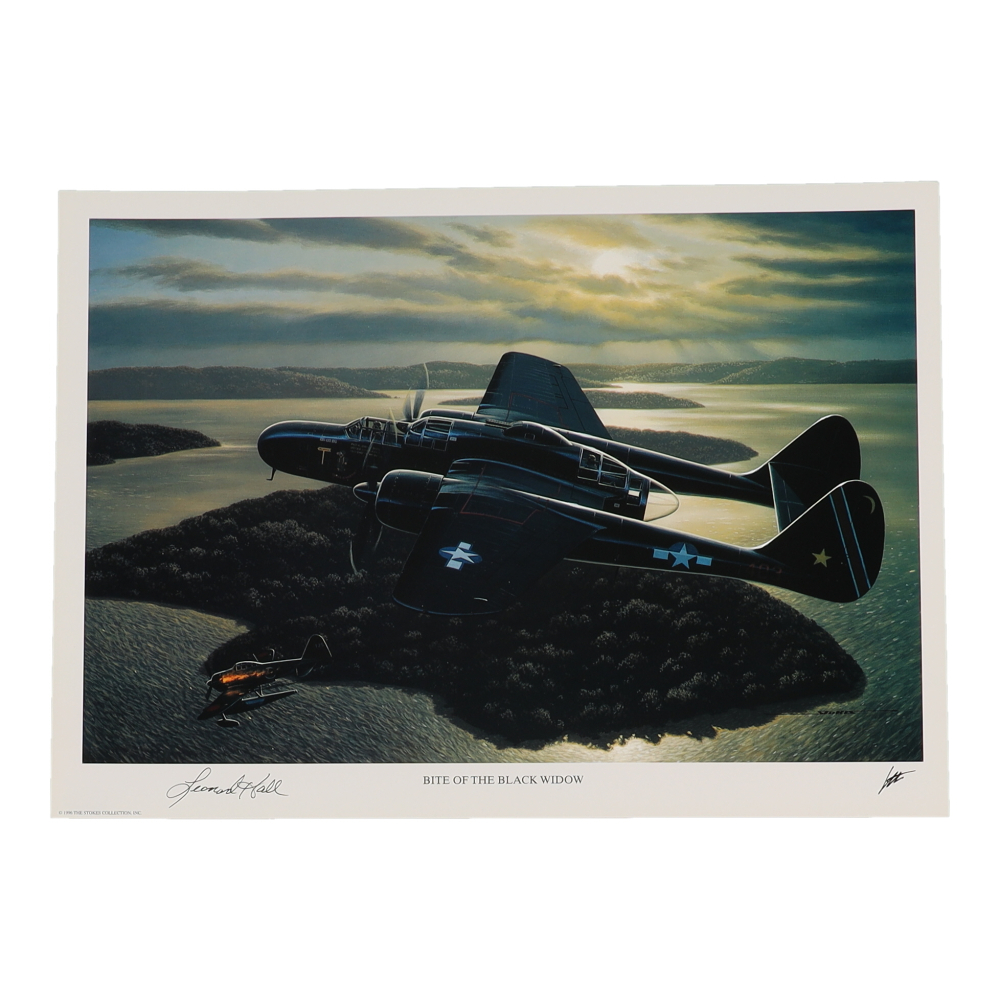 Leonard Hall Signed 'Bite of the Black Widow' 11x16 Lithograph (AIV ...