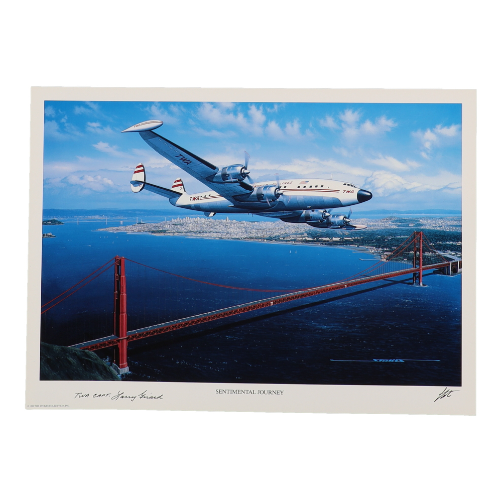 Larry Girard Signed 'Sentimental Journey' 11x16 Lithograph (AIV ...