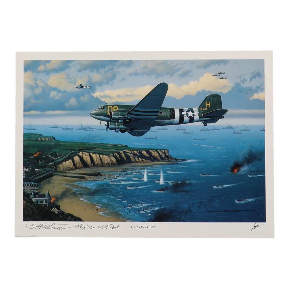 Selve Matheson Signed 'D-Day Invaders' 11x16 Lithograph (AIV ...