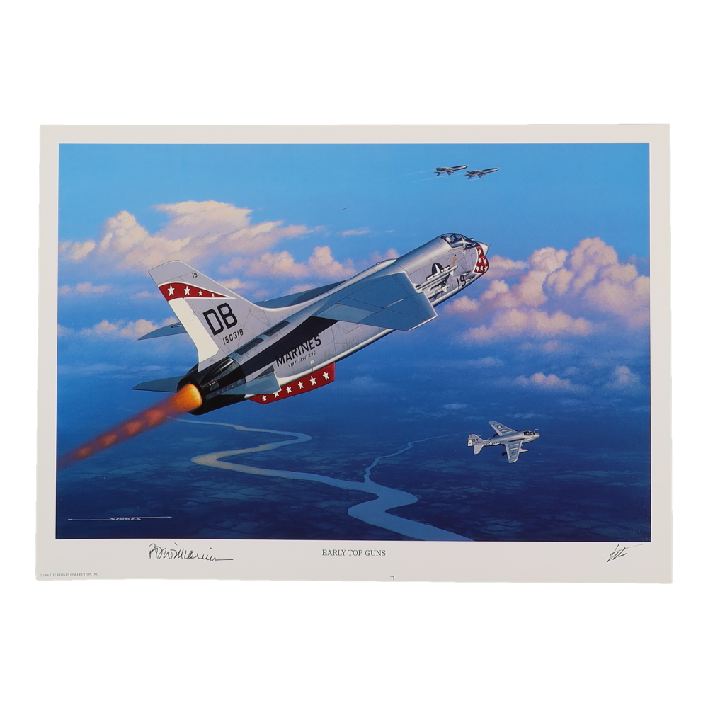 Drax Williams Signed 'Early Top Guns'' 11x16 Lithograph (AIV ...