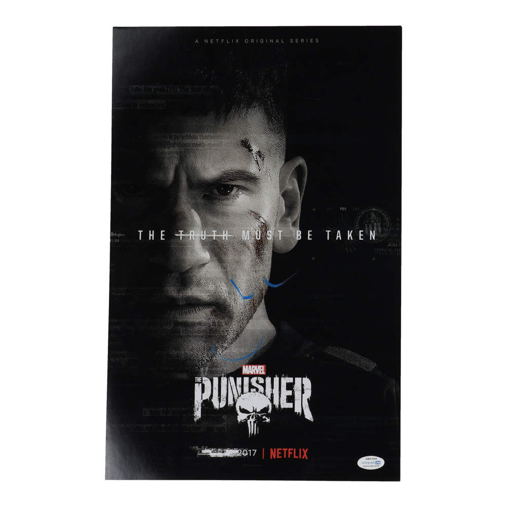 Jon Bernthal Signed "The Punisher" 11x17 Poster (ACOA) | Pristine Auction