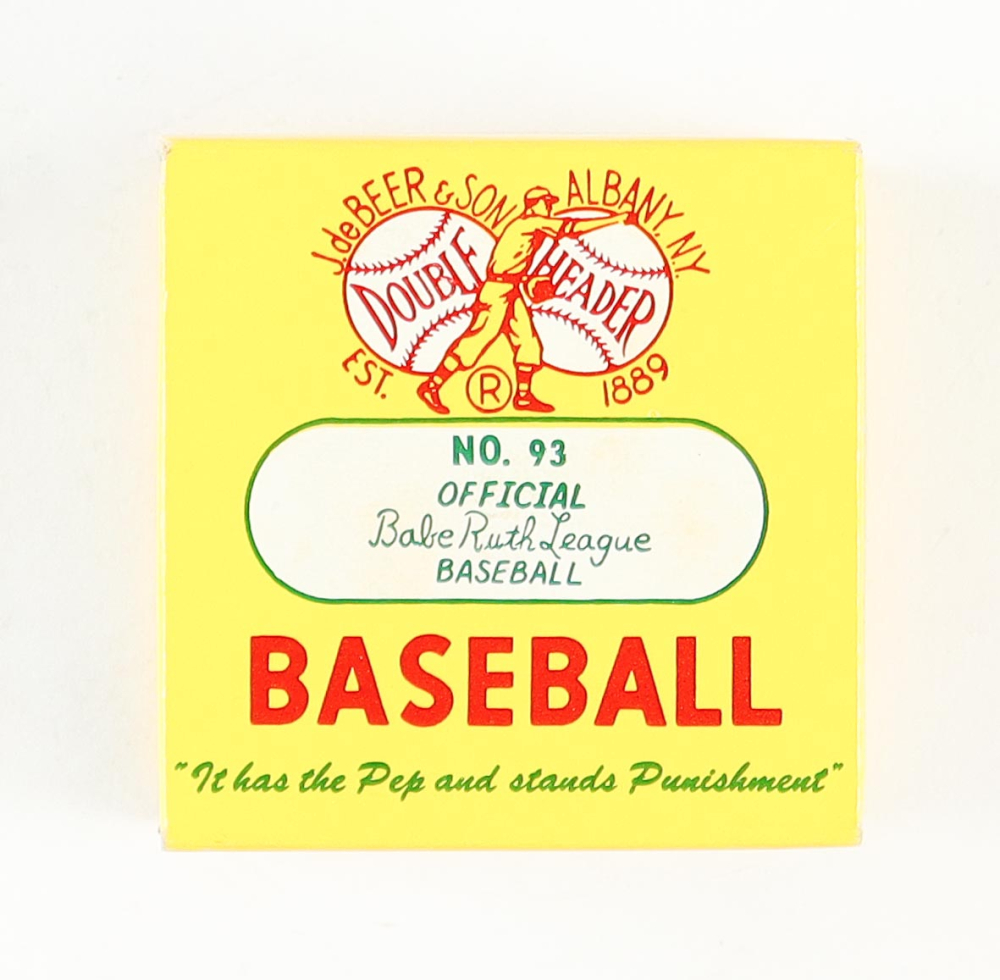 1970 Double Header Babe Ruth League Baseball In Original Sealed ...
