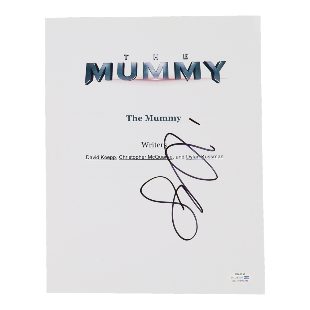 Sofia Boutella Signed "The Mummy" 8x10 Movie Script Cover (ACOA ...