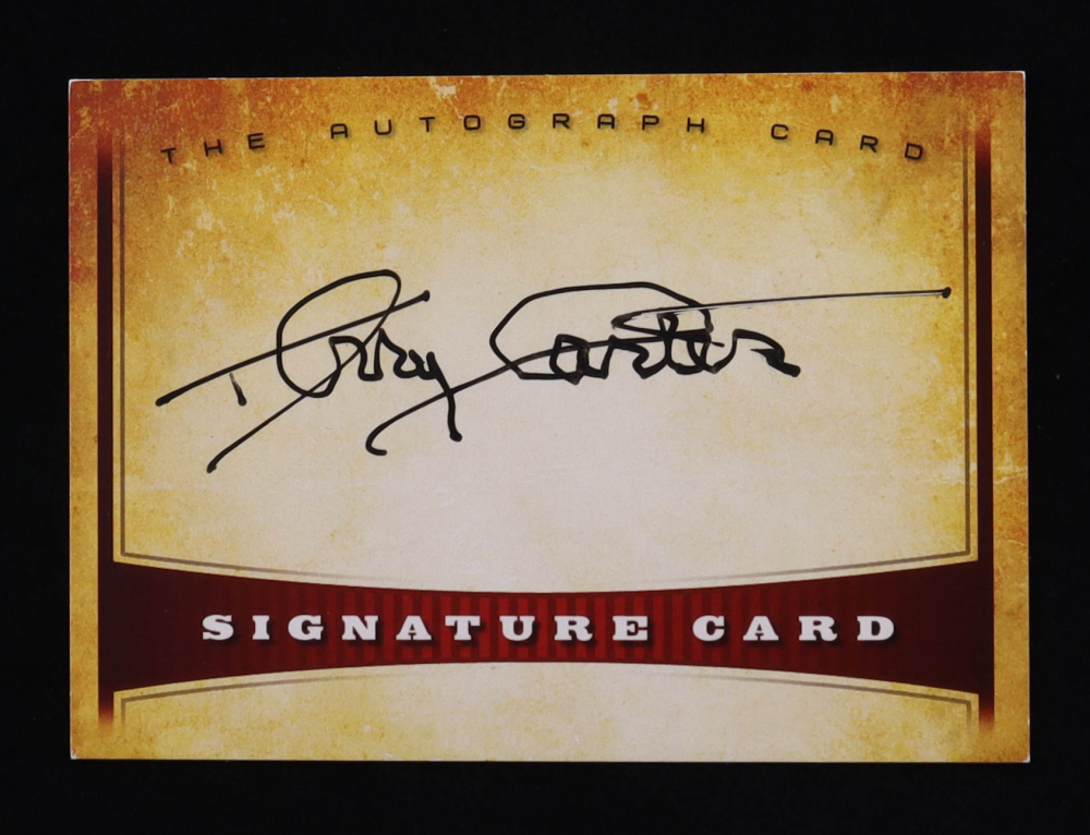Terry Carter 2009 The Autograph Card Signature Series #AC01 (Beckett ...