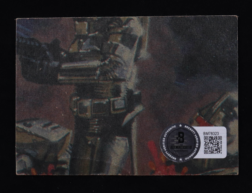 Terry Carter Signed 1978 Topps Battlestar Galactica #31 Adama and Col ...