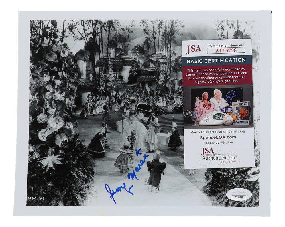Jerry Maren Signed "The Wizard of Oz" 8x10 Photo (JSA) | Pristine Auction