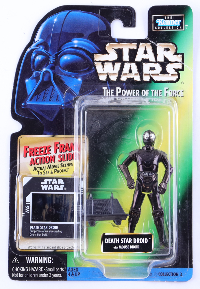 1998 "STAR WARS: The Power Of The Force" Death Star Droid Action Figure ...