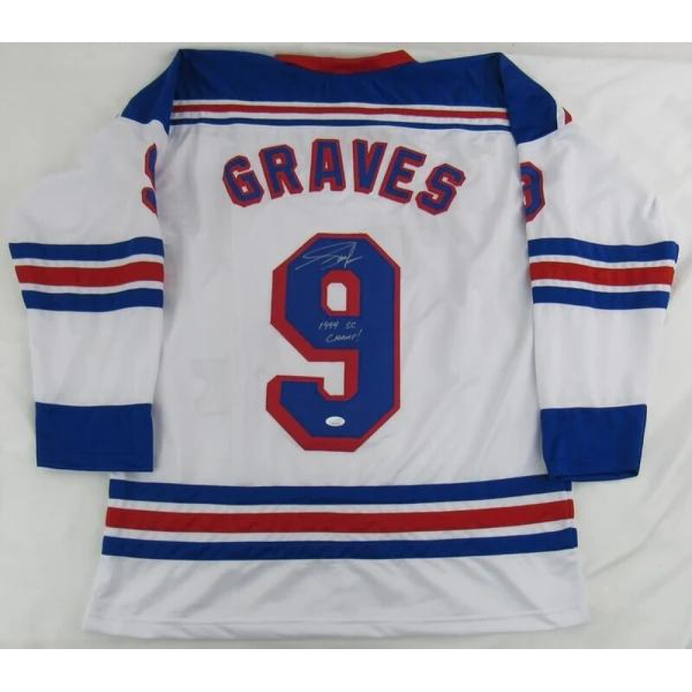 Adam Graves Signed Jersey Inscribed "1994 SC Champ! (JSA) | Pristine ...