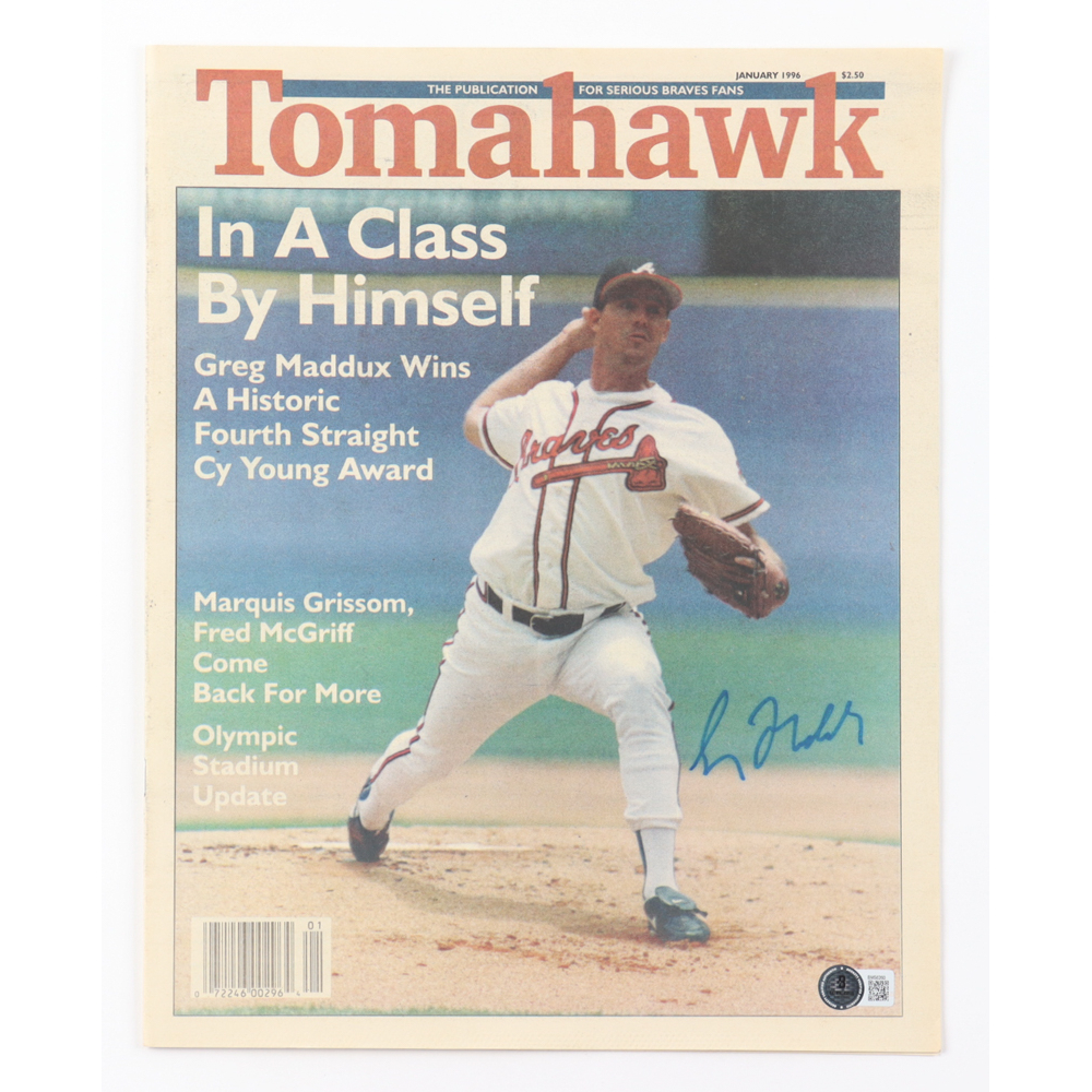 Greg Maddux Signed 1996 Tomahawk Full Magazine (Beckett) | Pristine Auction
