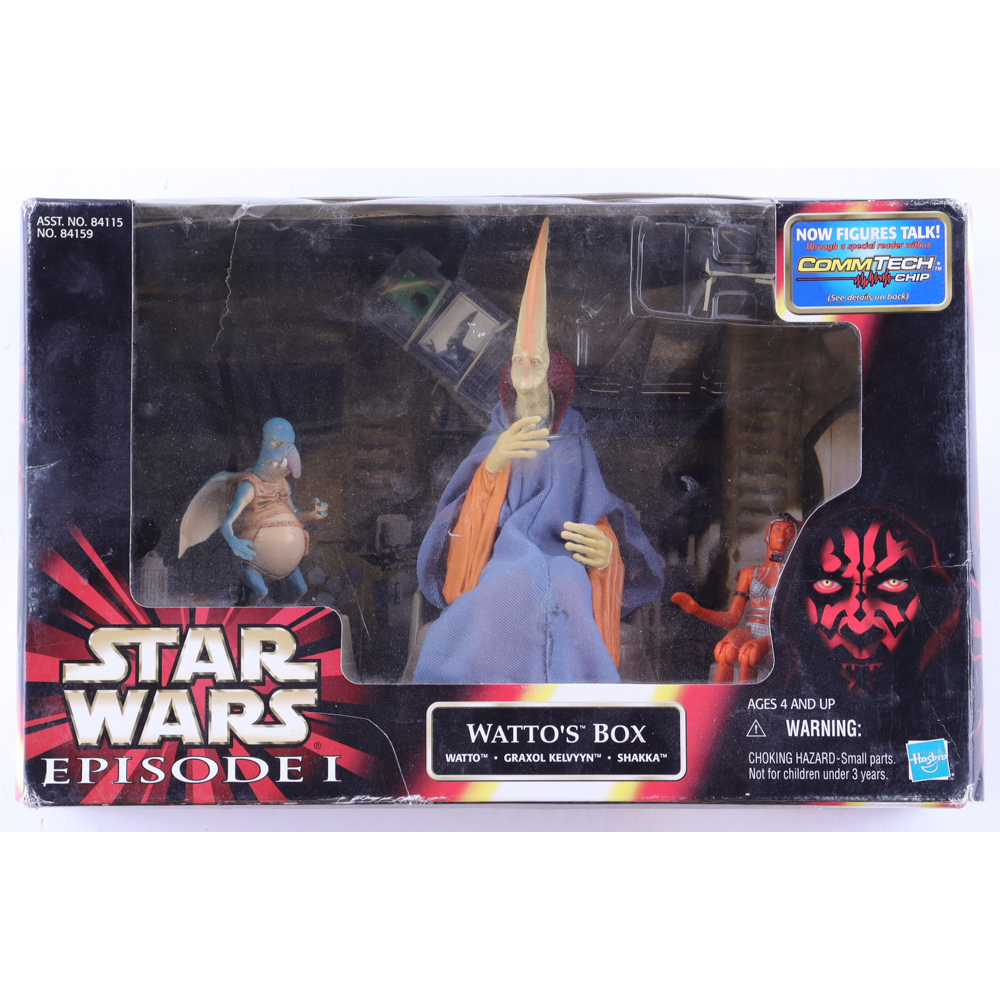 1999 "STAR WARS Episode I" Watto's Box Action Figures In Original ...
