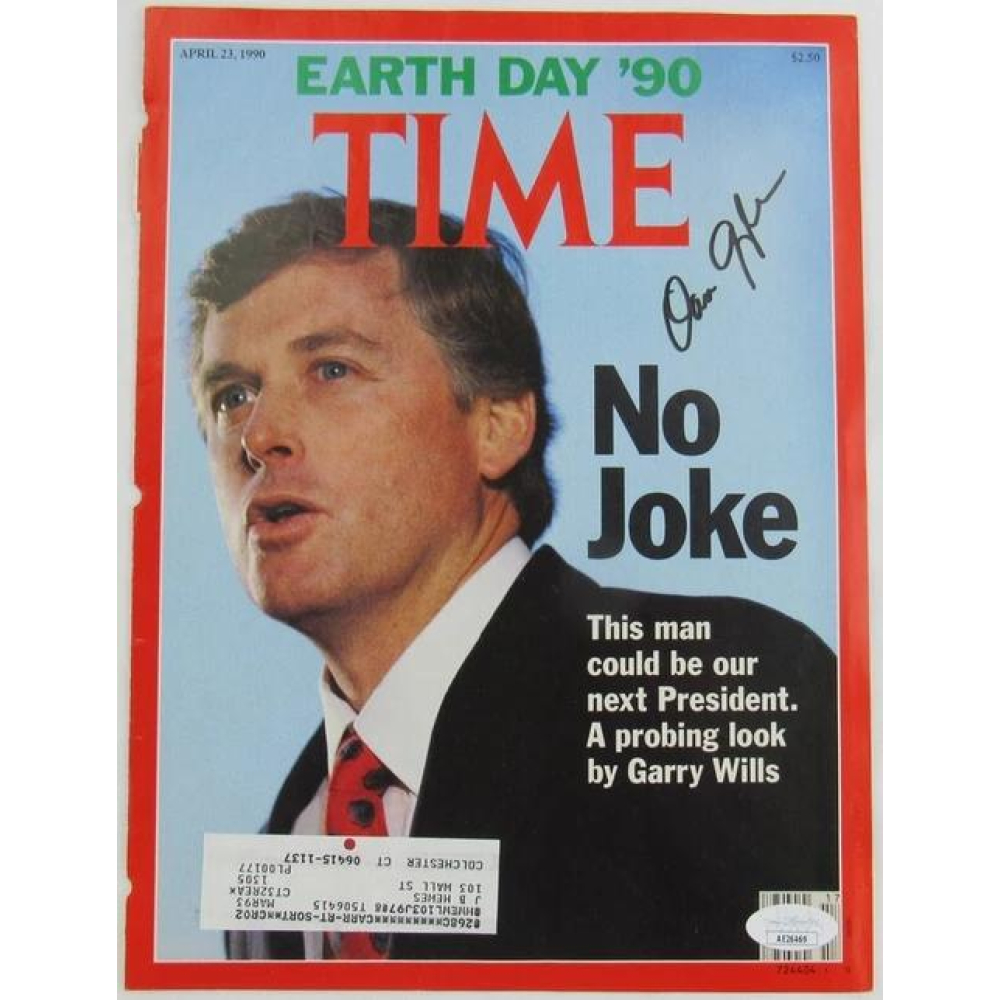 Dan Quayle Signed 1990 "Time" Magazine Cover Page (JSA) | Pristine Auction