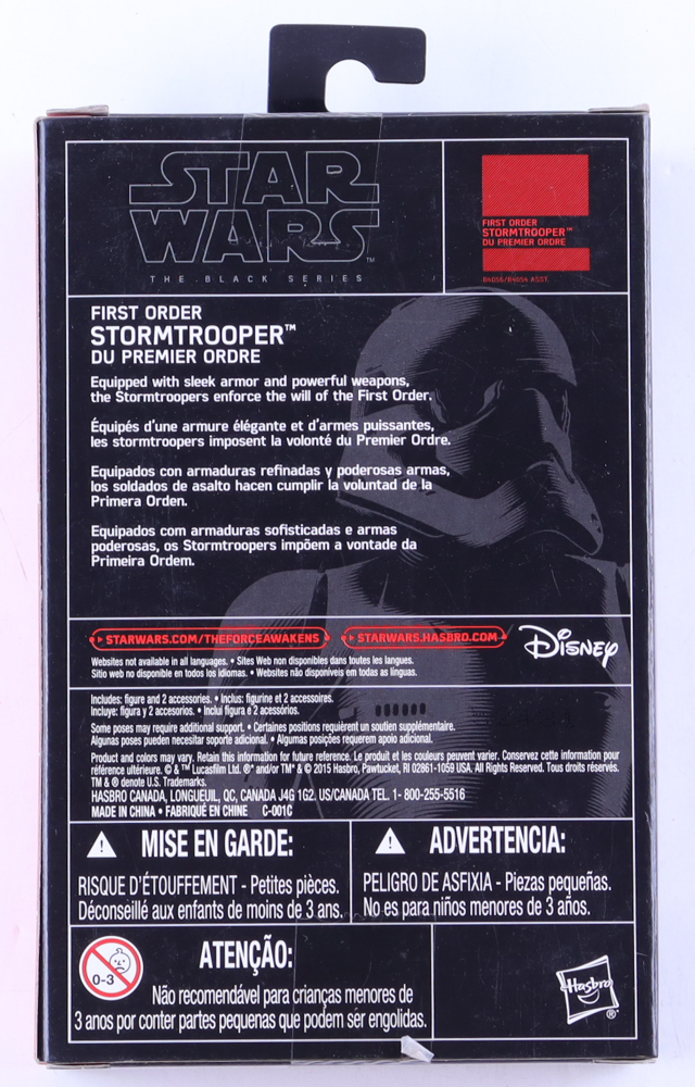 2015 "Star Wars" - The Black Series" First Order Stormtrooper Action ...