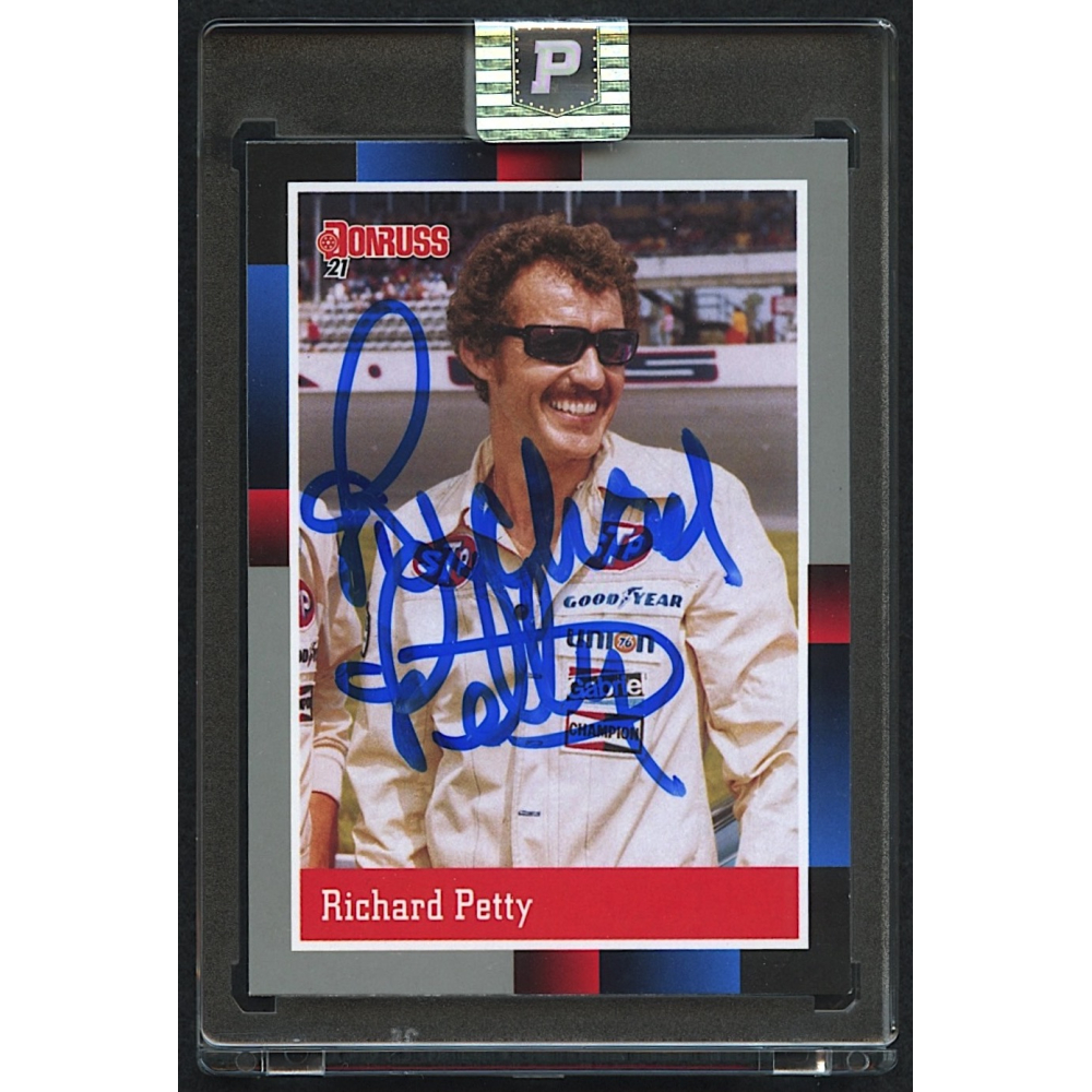 Richard Petty Signed 2021 Donruss Silver #142 RETRO (PA Encapsulated ...