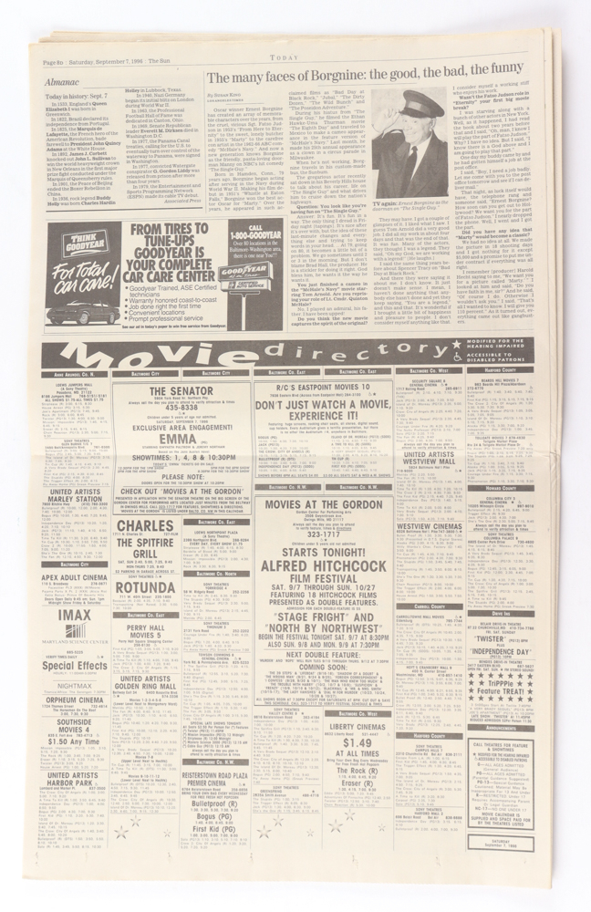 Eddie Murray Signed 1996 "The Sun" Full Newspaper (Beckett) | Pristine ...