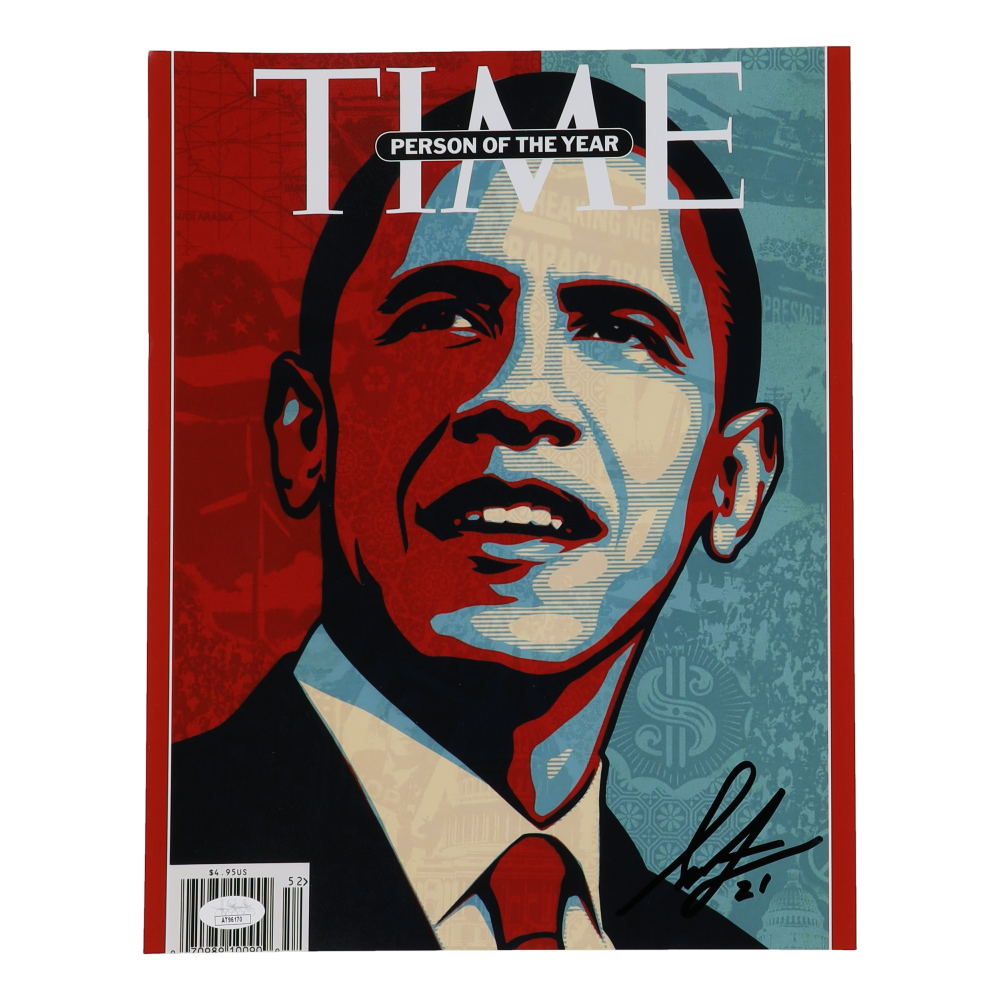 Shepard Fairey Signed "Be The Change" 11x14 Photo (JSA) | Pristine Auction