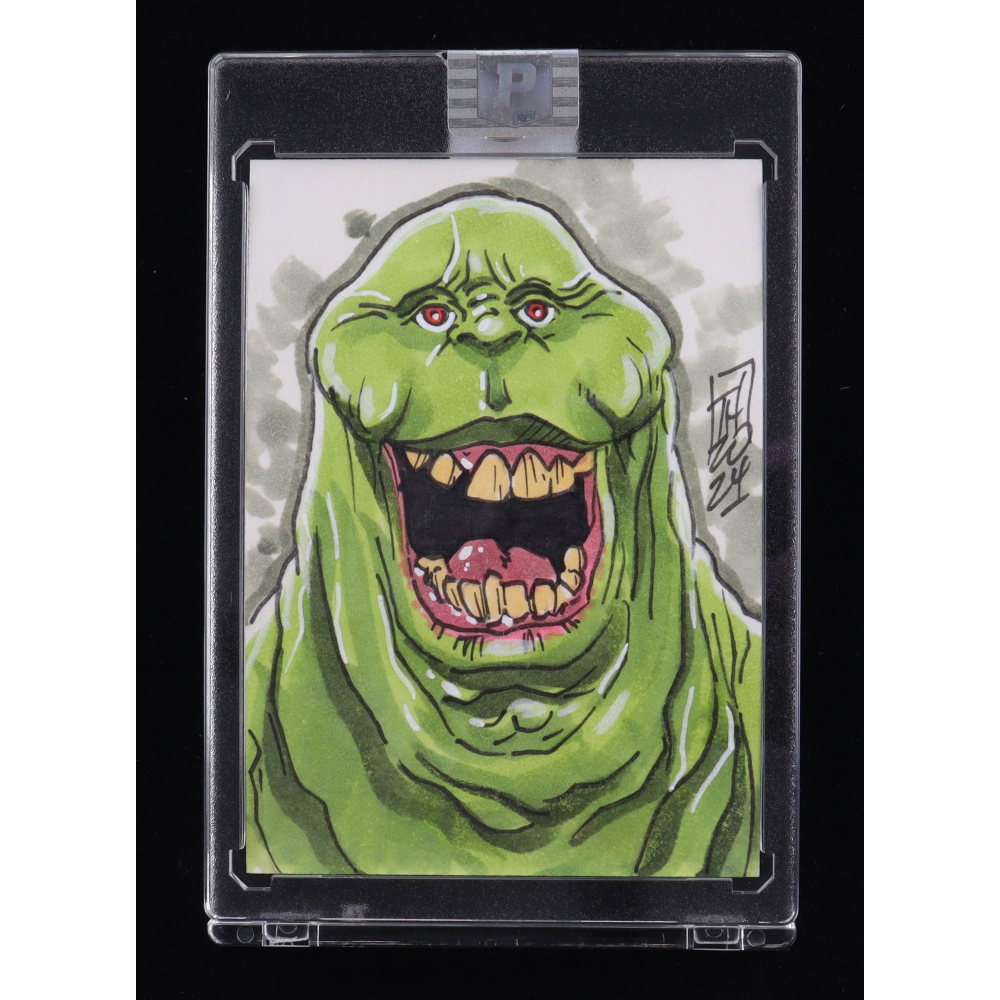 Slimer | Ghostbusters | Original Art Sketch Card by Tom Hodges (1/1 ...
