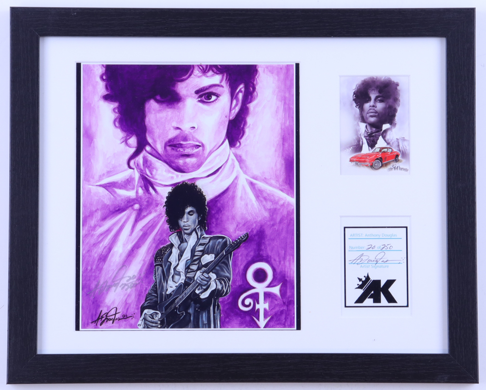 Anthony Douglas Signed LE "Prince" Custom Framed Lithograph (Douglas ...