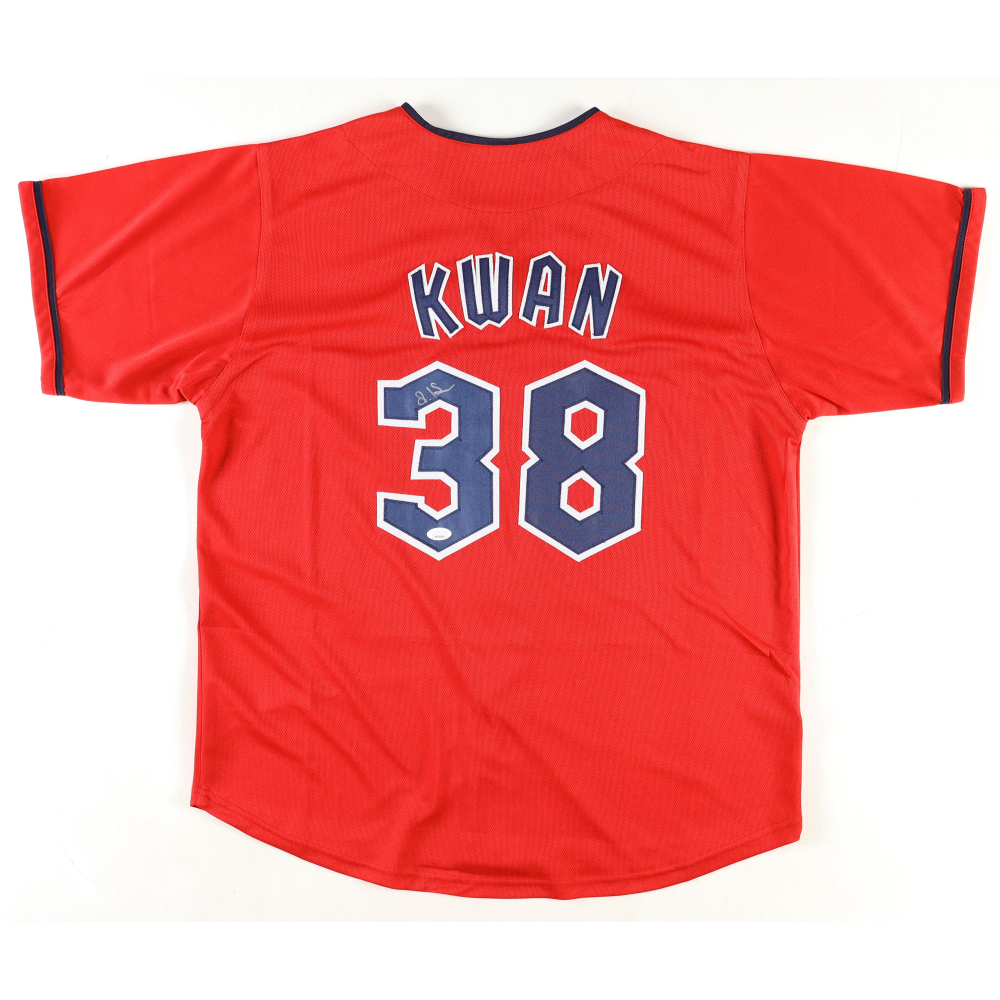 Steven Kwan Signed Jersey (JSA) | Pristine Auction