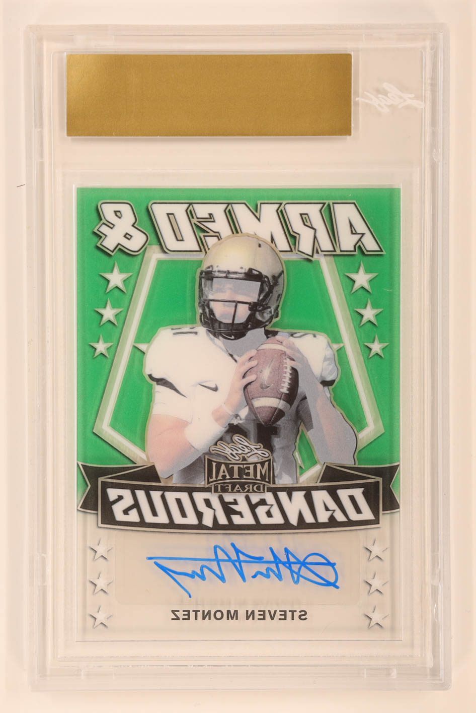 Steven Montez 2020 Leaf Metal Armed & Dangerous Autographed Pre ...