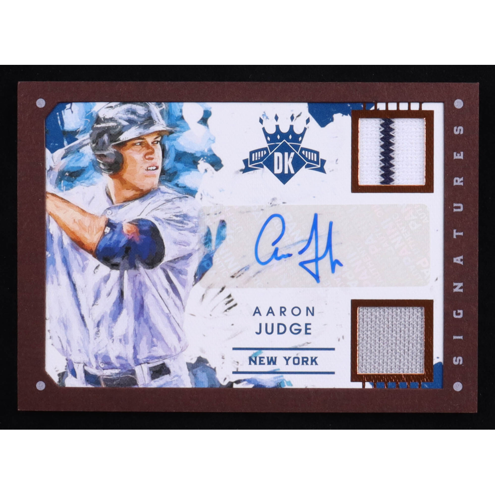 Aaron Judge 2016 Diamond Kings DK Materials Signatures Bronze #DKSAJ RC ...