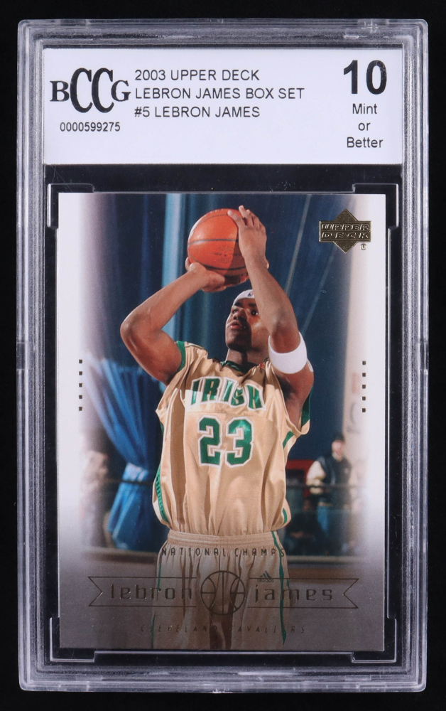 LeBron James 2003 Upper Deck LeBron James Box Set #5 RC / National ...