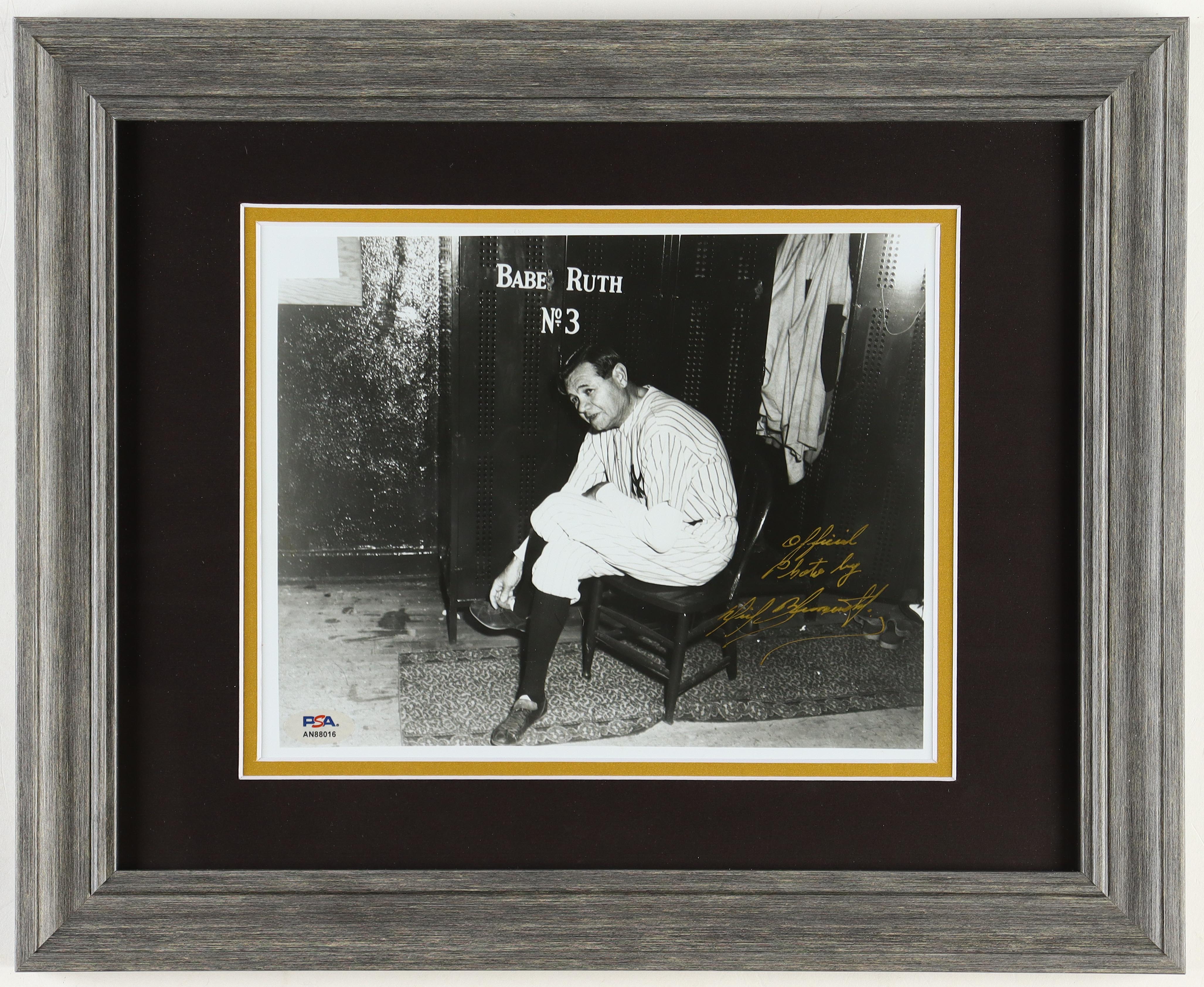 David Blumenthal Signed "Babe's Final Appearance" Custom Framed Photo ...
