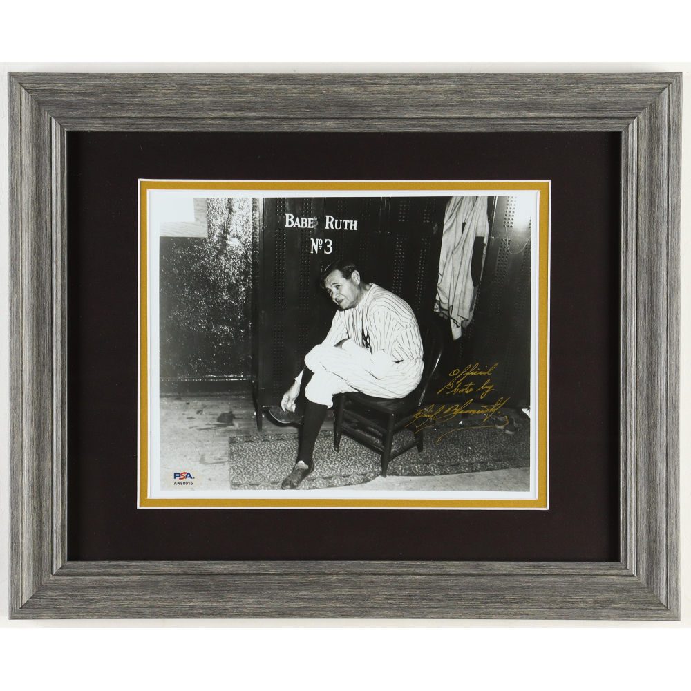 David Blumenthal Signed "Babe's Final Appearance" Custom Framed Photo ...