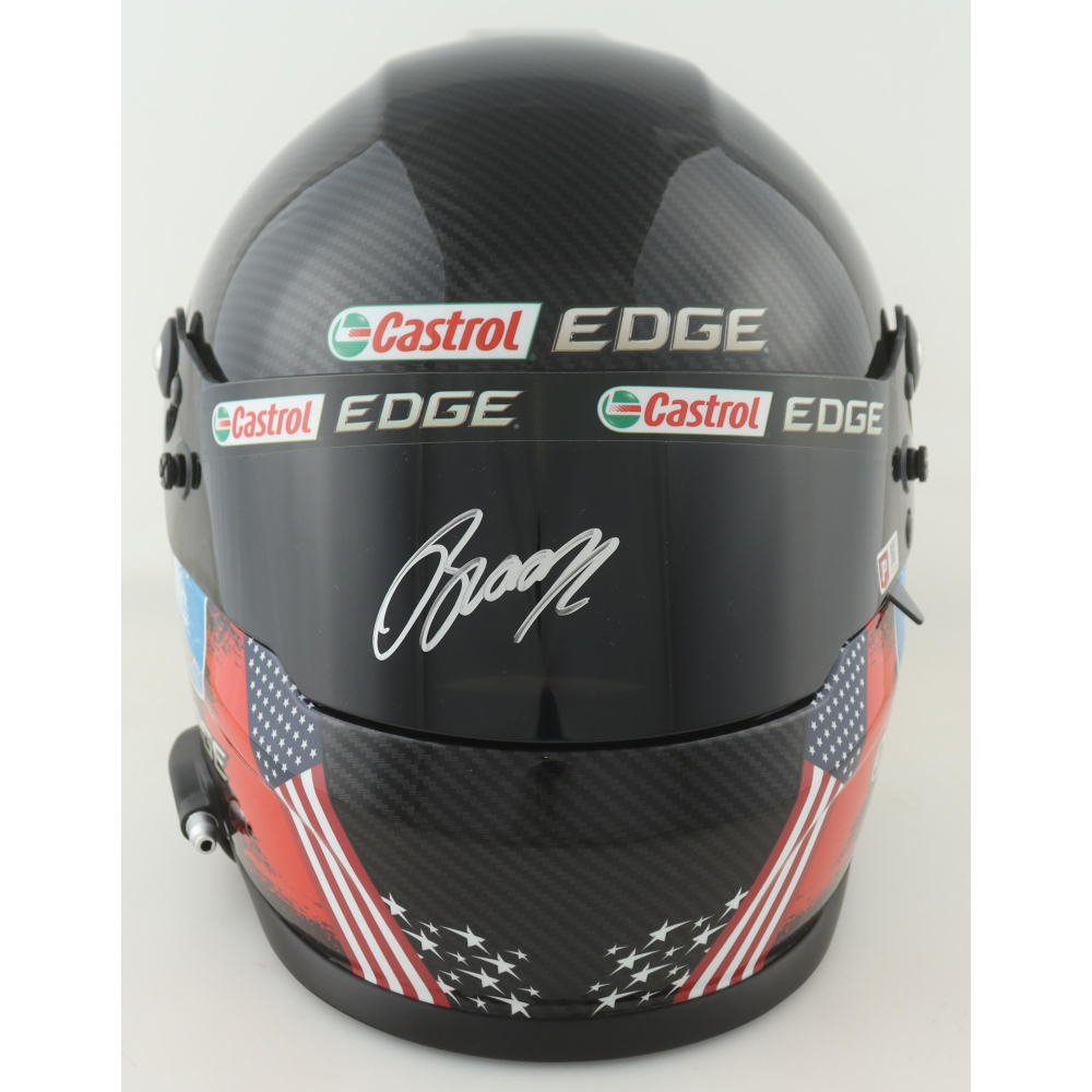 Brad Keselowski Signed RFK 2023 NASCAR Castrol Edge Full-Size Helmet ...