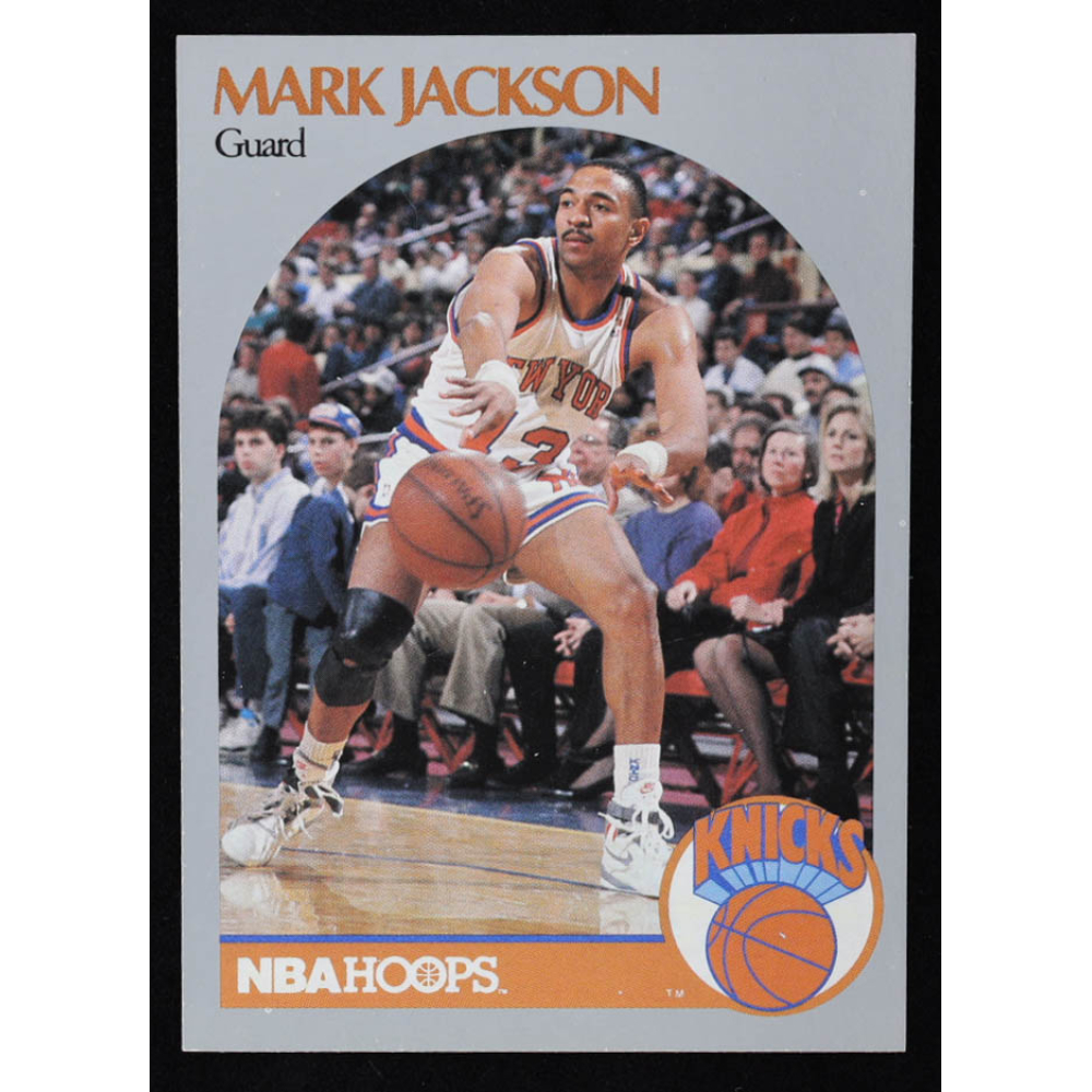 Mark Jackson 1990-91 Hoops #205 / Lyle and Erik Menendez in Background ...