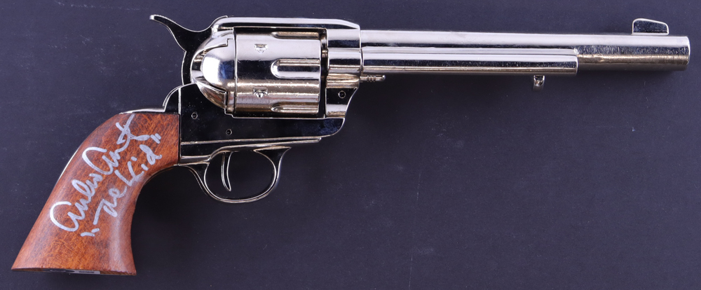 Emilio Estevez Signed "Young Guns" Denix Replica Colt 45 Revolver Prop ...