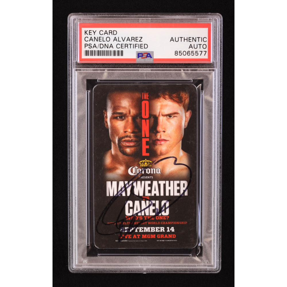 Canelo Alvarez Signed MGM Grand Key Card (PSA) | Pristine Auction