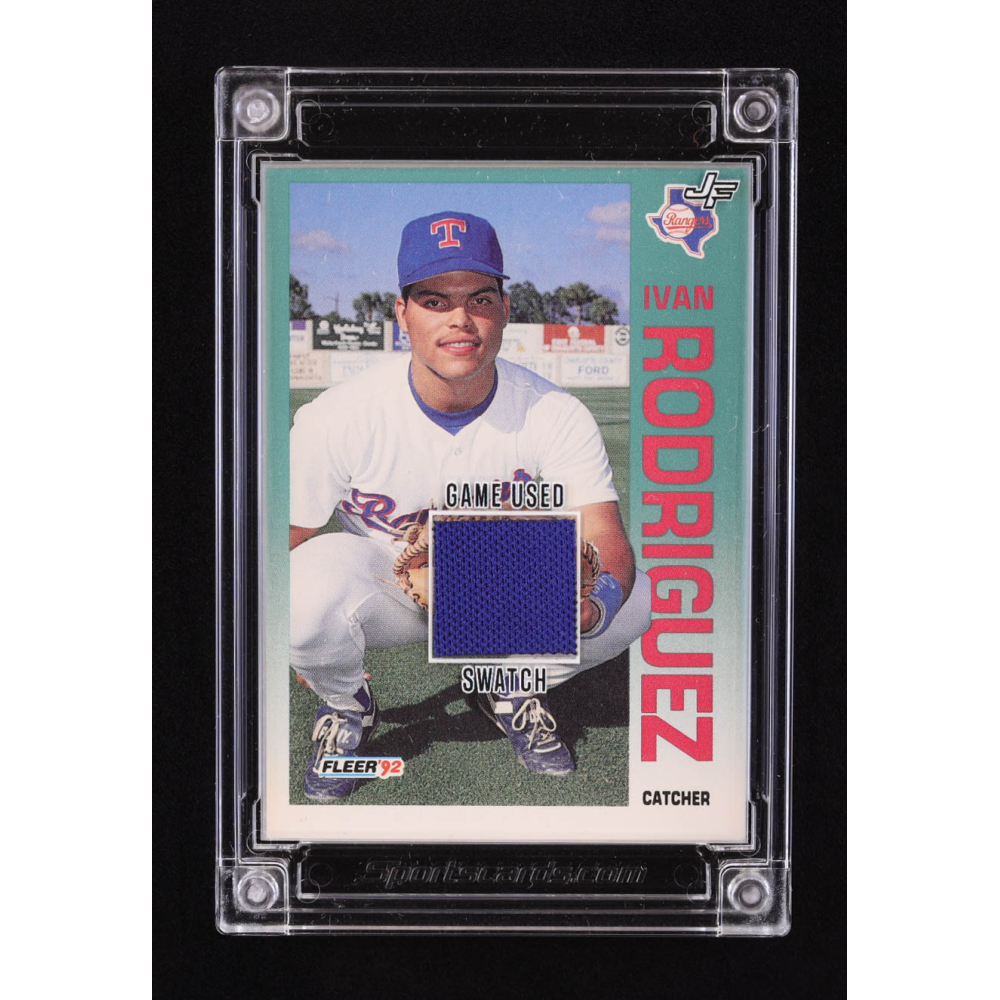 Ivan Rodriguez 2022 Jersey Fusion Game Used Swatch #IR02 | Pristine Auction
