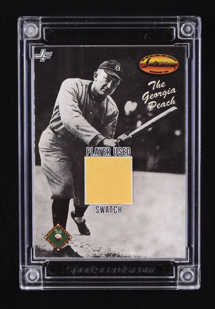 Ty Cobb 2022 Jersey Fusion Player Used Swatch #TCSJ | Pristine Auction