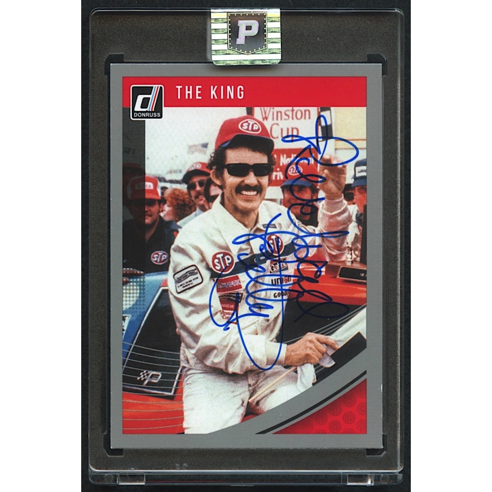 Richard Petty Signed 2019 Donruss Silver #34 "The King" SP (PA ...