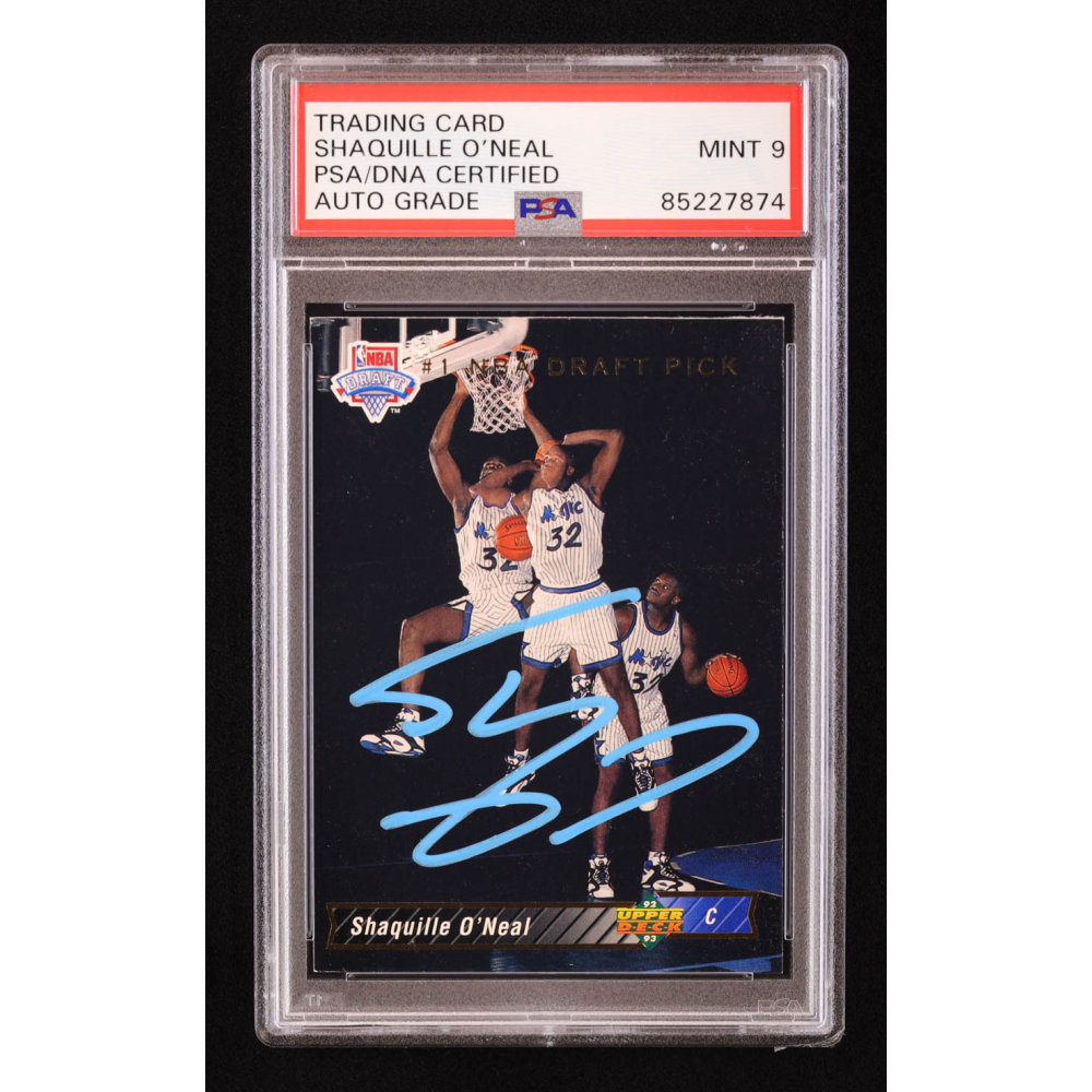 Shaquille O'Neal Signed 1992-93 Upper Deck #1 SP NBA First Draft Pick ...