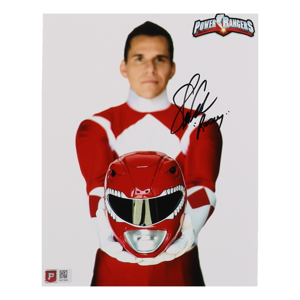 Steve Cardenas Signed "Power Rangers" 8x10 Photo Inscribed "Rocky" (PA ...