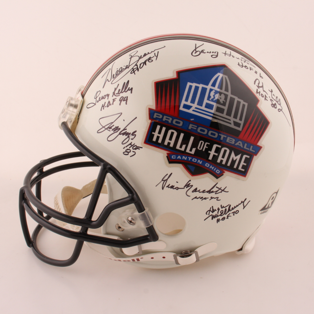 Hall Of Famers Multi-Signed & Inscribed Hall Of Fame Logo Authentic On ...