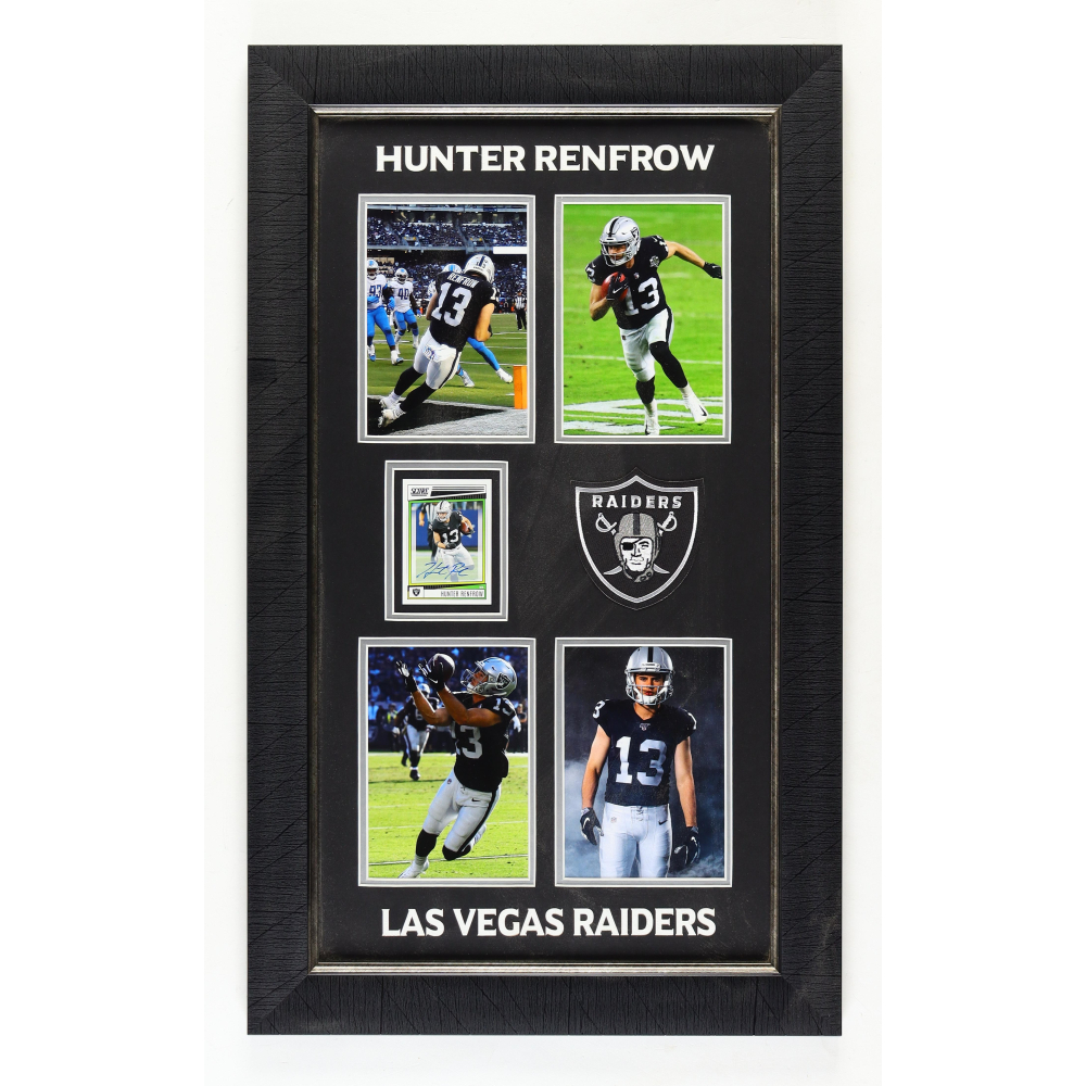 Hunter Renfrow Signed Custom Framed Card Display | Pristine Auction