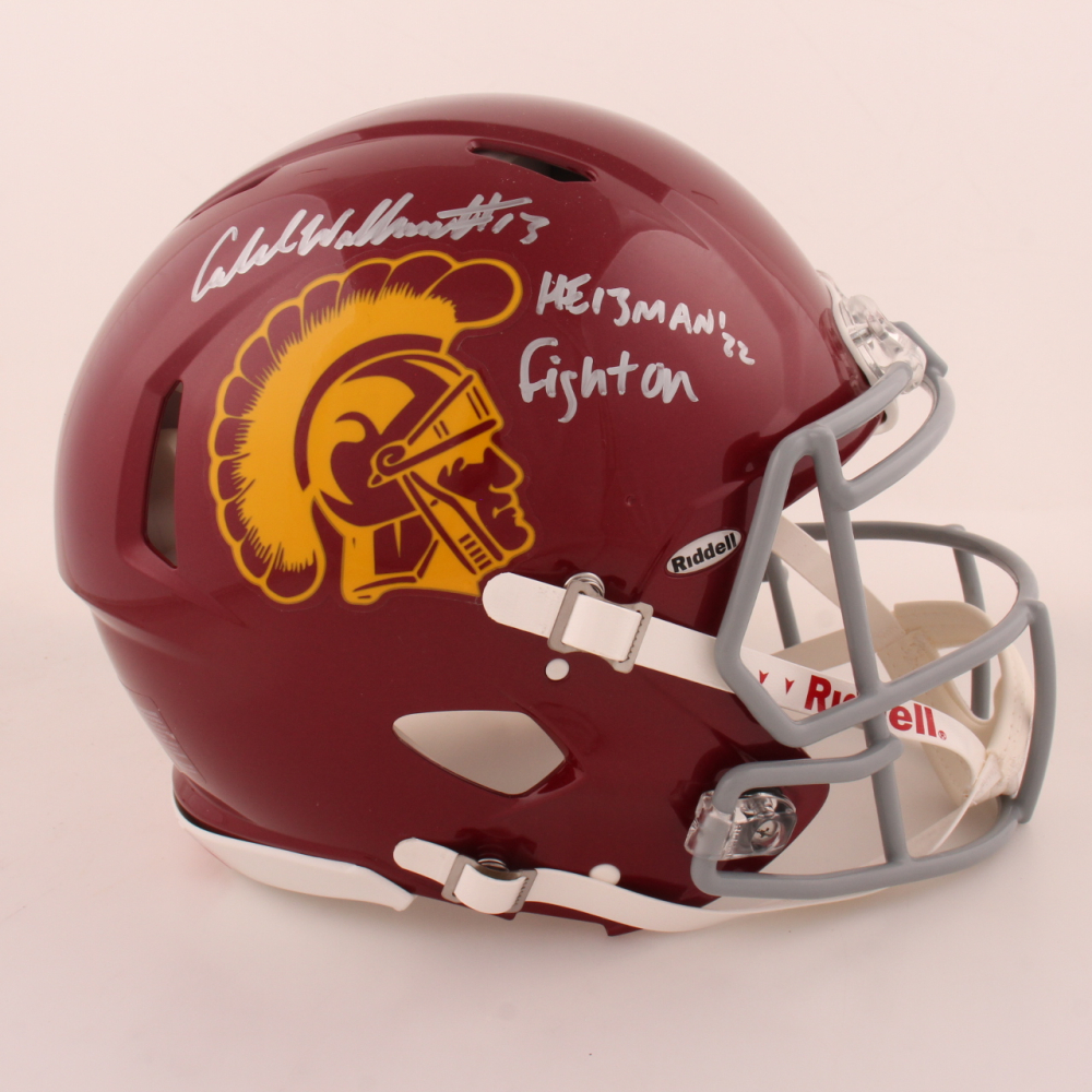 Caleb Williams Signed USC Trojans Full-Size Authentic On-Field Speed ...
