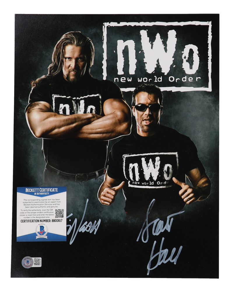 Kevin Nash & Scott Hall Signed 11x14 Photo (Beckett) | Pristine Auction