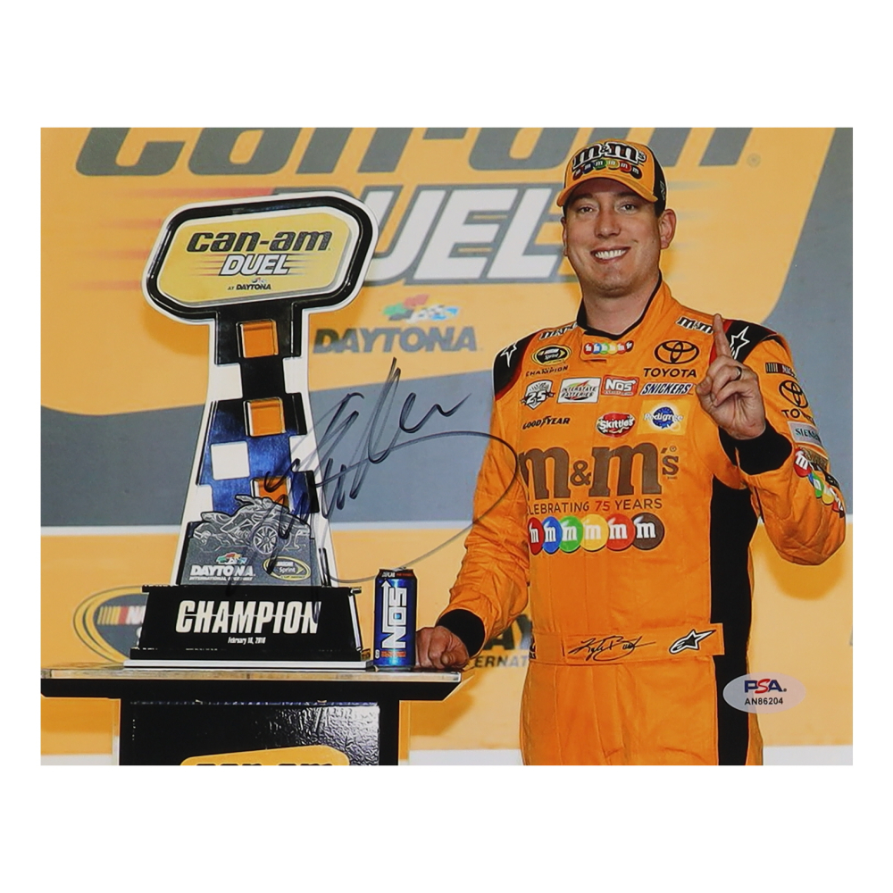 Kyle Busch Signed NASCAR 8x10 Photo (PSA) | Pristine Auction