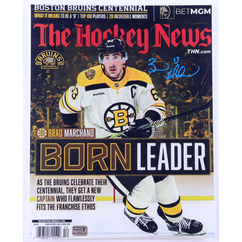 Brad Marchand Signed Bruins 11x14 Magazine Cover Photo (YSMS ...