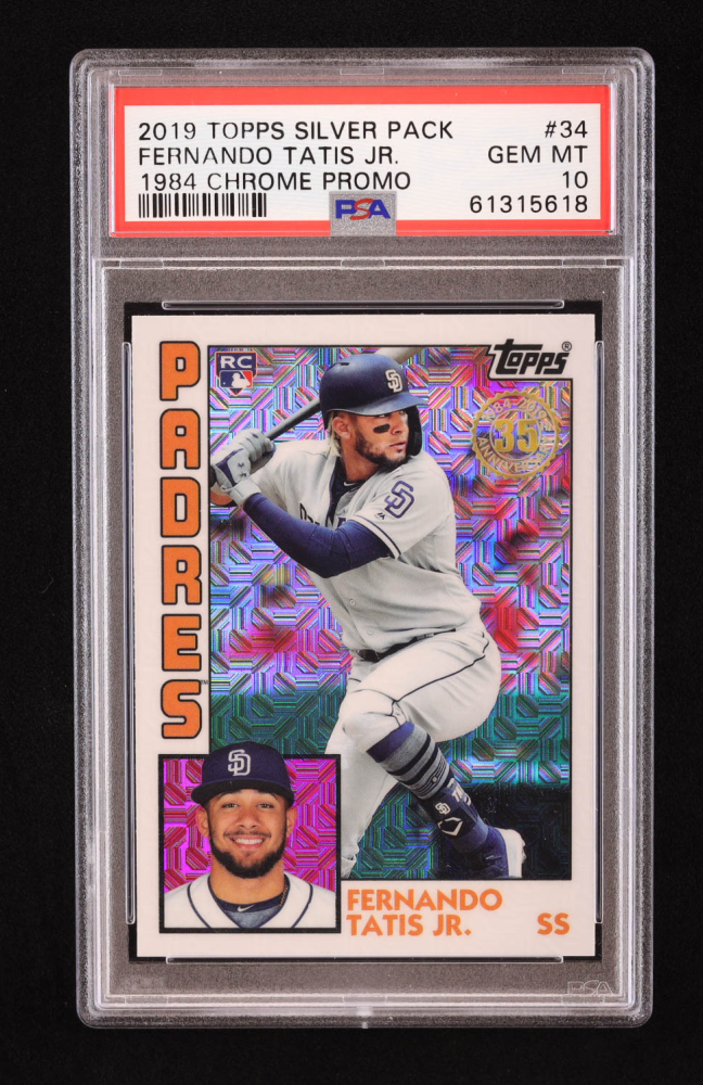 Fernando Tatis Jr. 2019 Topps Update '84 Topps Silver Pack Chrome # ...