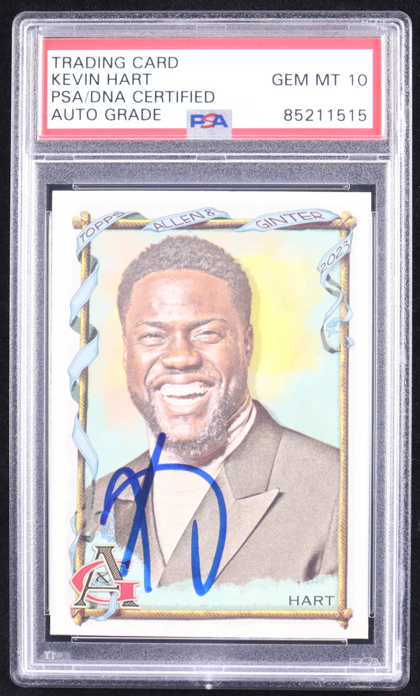Kevin Hart Signed 2023 Topps Allen and Ginter #232 (PSA | Auto 10 ...