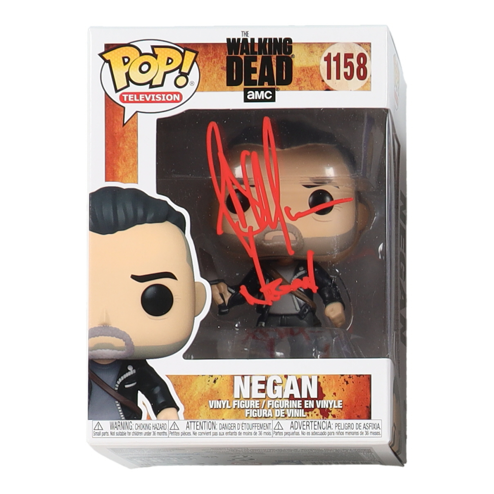 Jeffrey Dean Morgan Signed "The Walking Dead" #1158 Negan Funko Pop ...