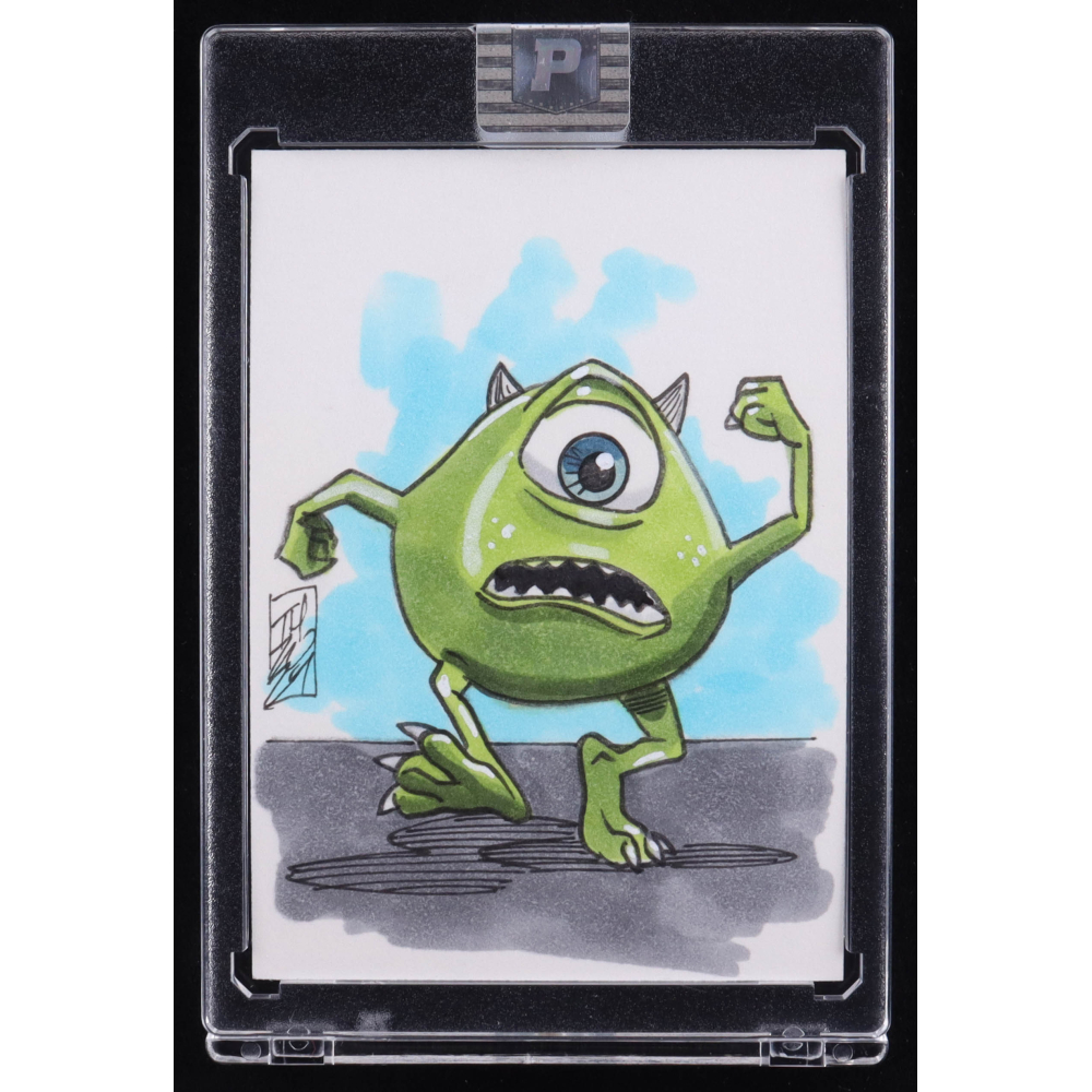 Mike Wazowski | Monsters Inc. | Billy Crystal | Original Art Sketch ...