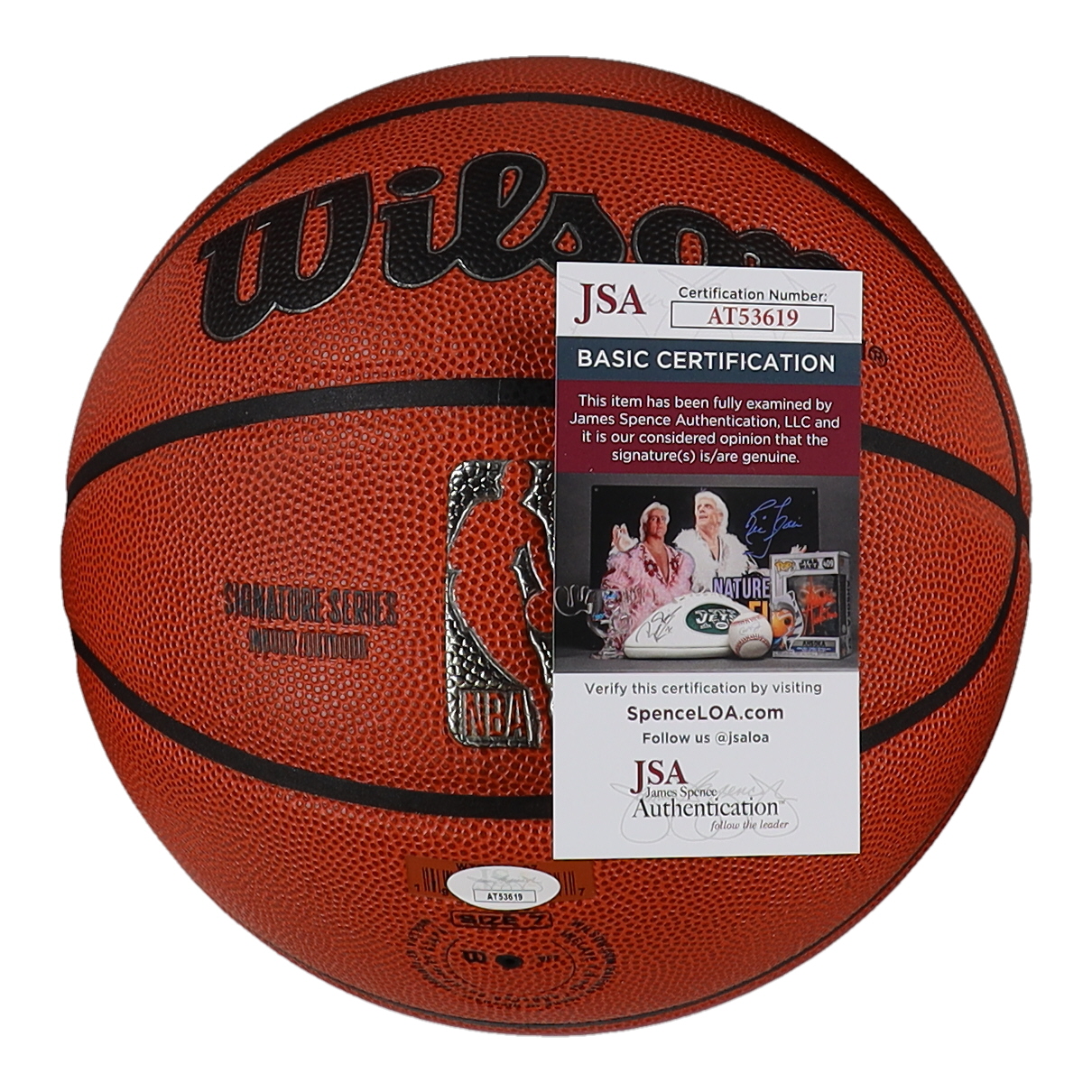 Nikola Jokic Signed NBA Basketball Inscribed "Finals MVP" (JSA ...