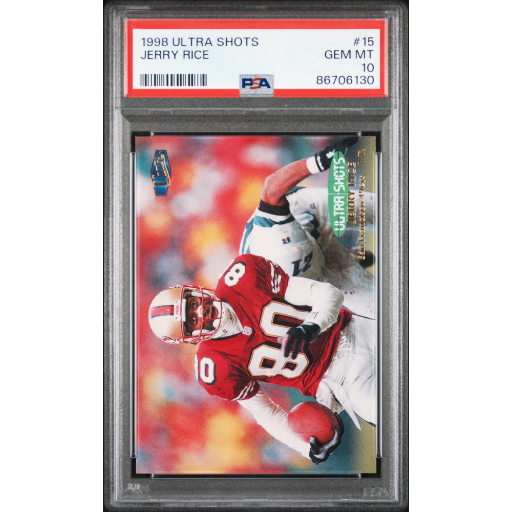 Jerry Rice 1998 Ultra Shots #15 (PSA 10) | Pristine Auction
