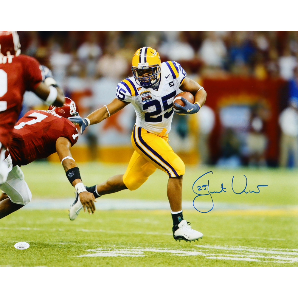 Justin Vincent Signed LSU Tigers 16x20 Photo (JSA) | Pristine Auction