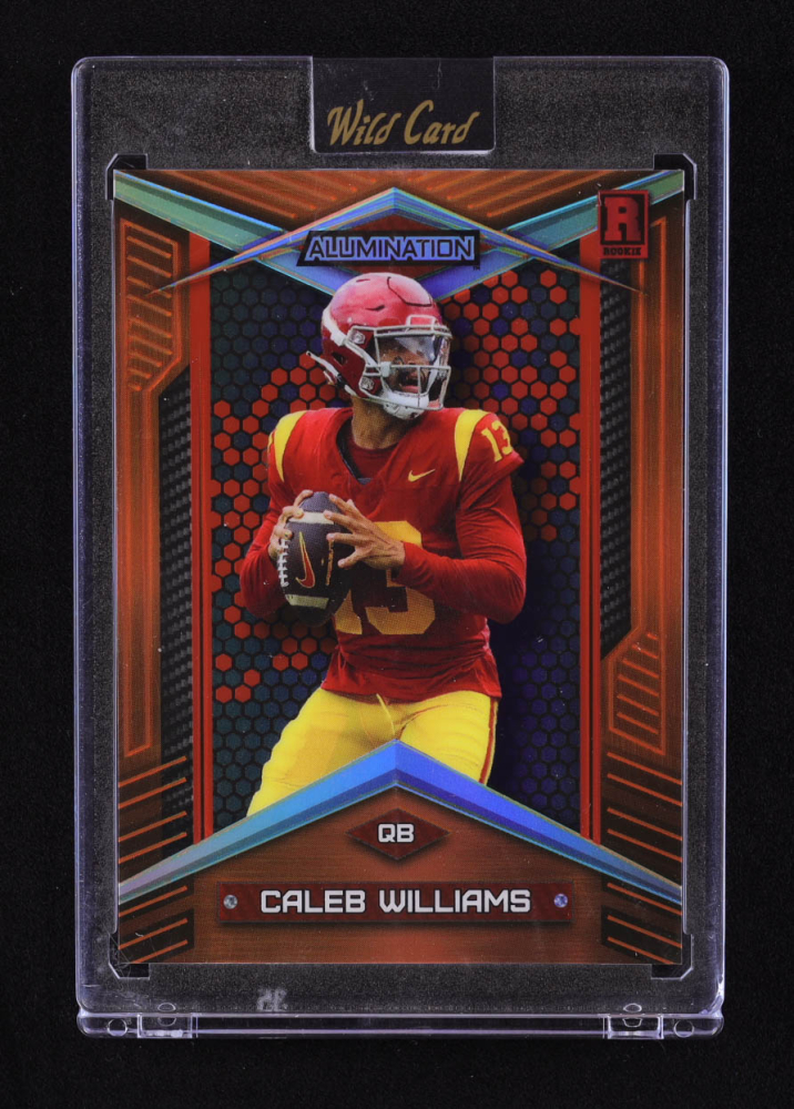 Caleb Williams 2023 Wild Card Alumination Orange #BCCW RC #62/75 ...
